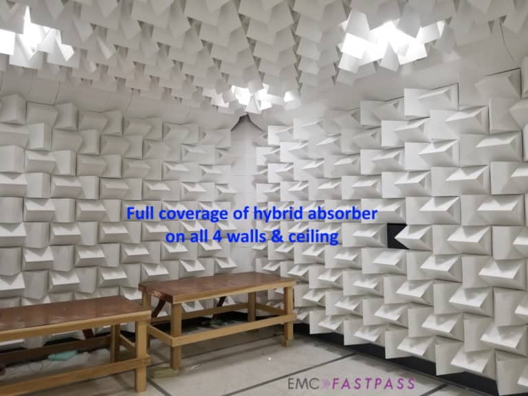 Used Large Pre-Compliance Semi-Anechoic Chamber - EMC Chambers & Test ...